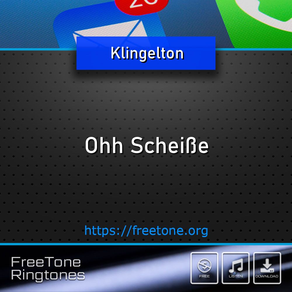 Klingelton: Ohh Scheiße, Kostenloser Download