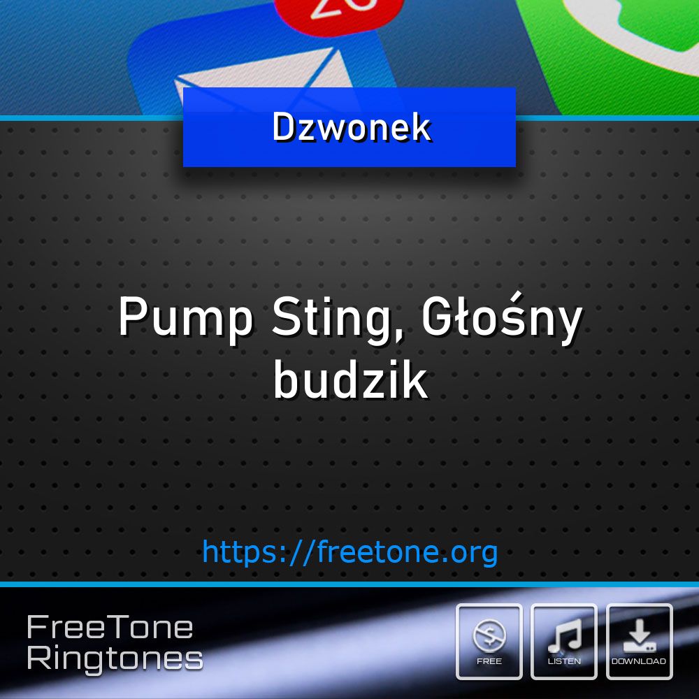 Dzwonek: Pump Sting, Głośny budzik, Pobierz za darmo