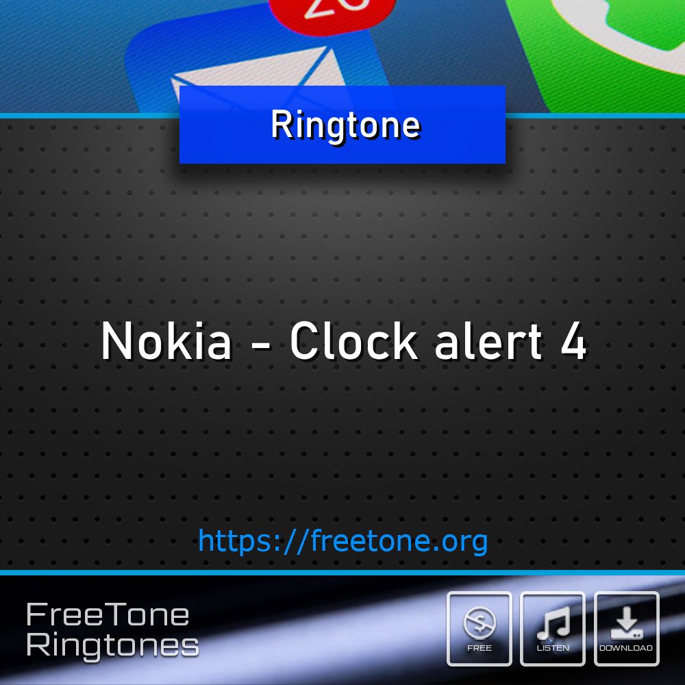 Nokia - Clock alert 4 – Ringtone | Free Download